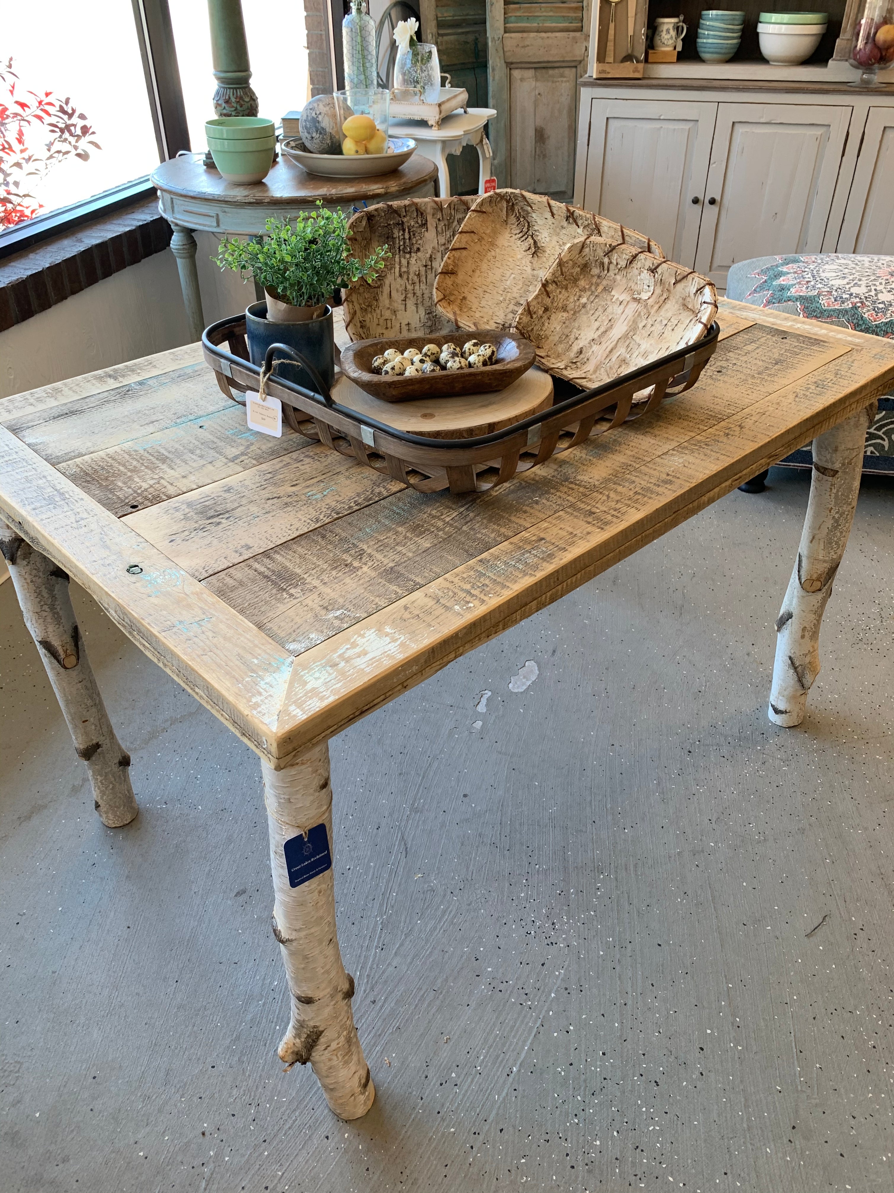 Birch Barnwood Table– Great Lakes Reclaimed